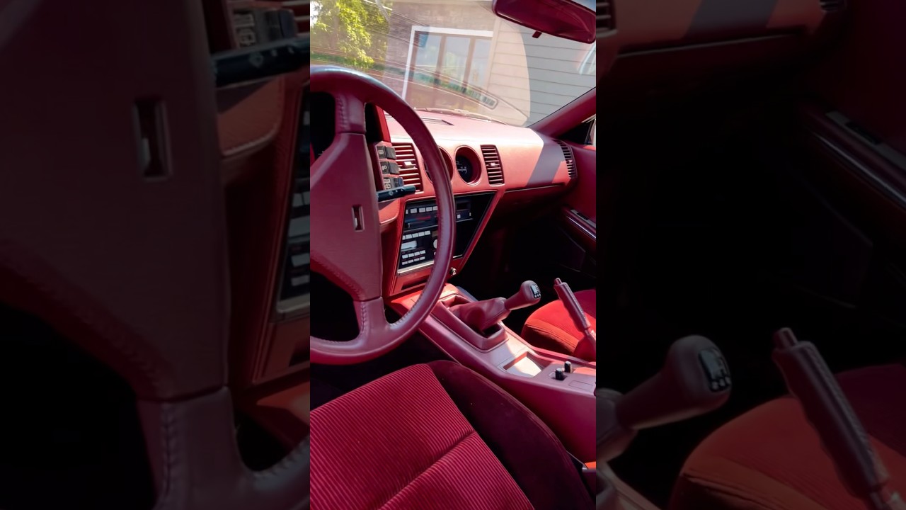 1987 Nissan 300ZX T-Tops • 5-Speed Manual Burgundy with red velour ...