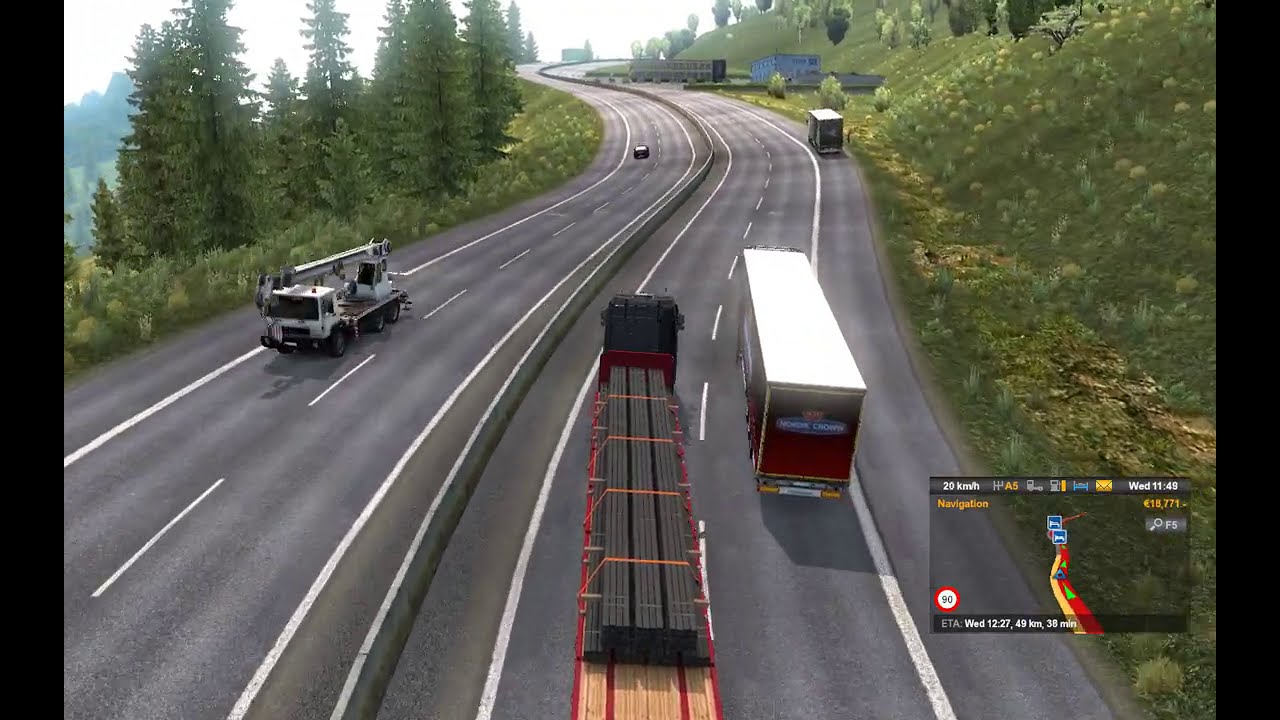 ETS2,EURO TRUCK SIMULATOR 2,PC GAME PLAY, high speed at 113 km/h - YouTube