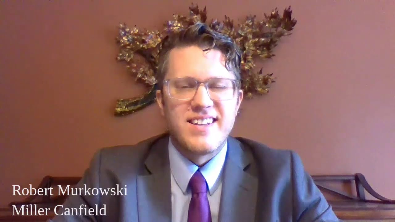 Robert Murkowski, Miller, Canfield, Paddock and Stone PLC - YouTube