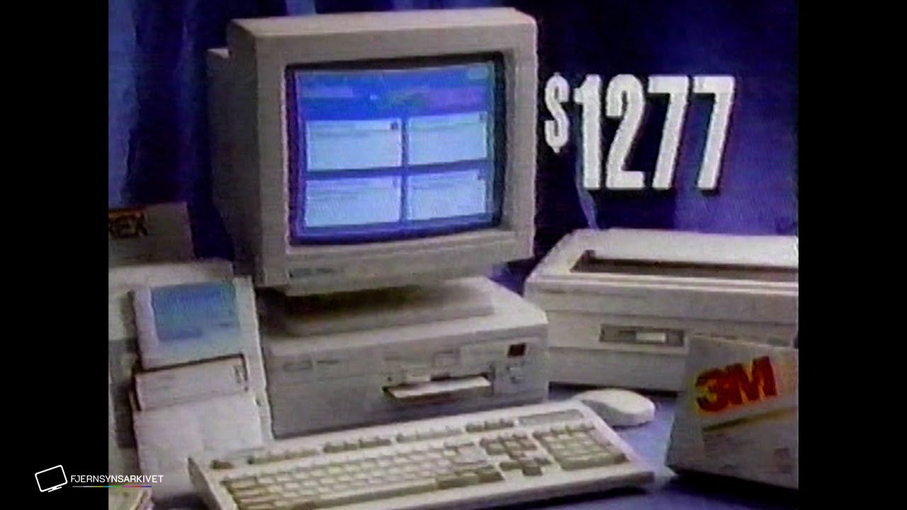 Computer 386 Ad (1991) - YouTube