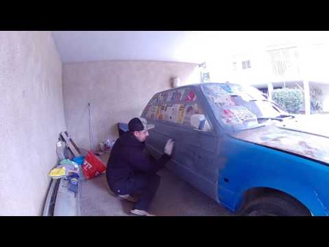 MY EXTREME FAST BMW E30 PAINT AT HOME