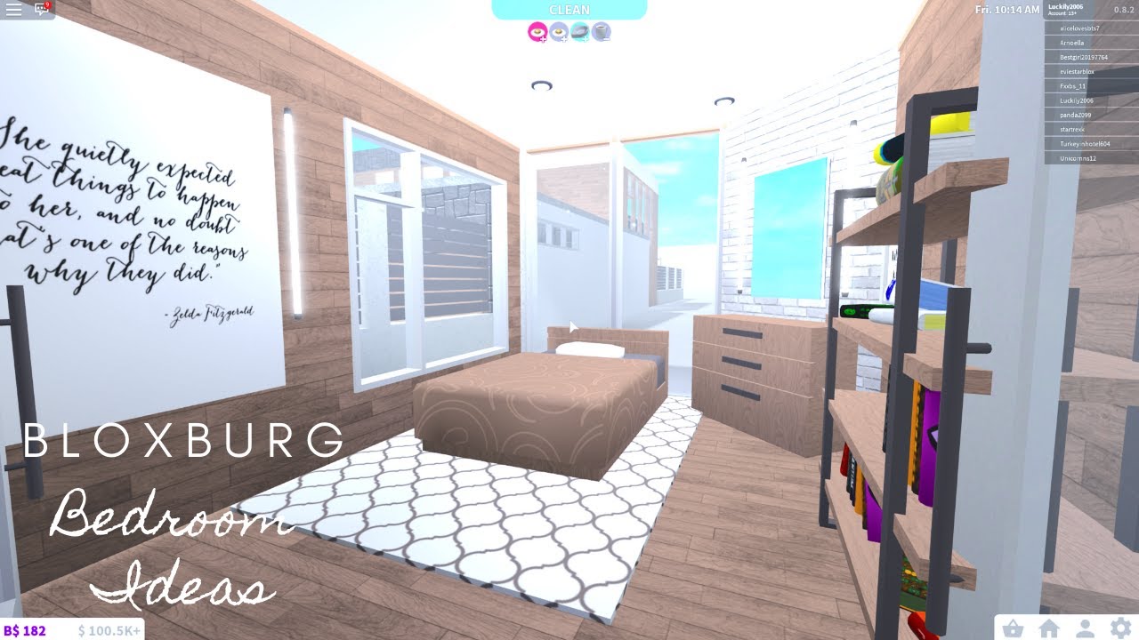 bloxburg bedroom tutorial - YouTube