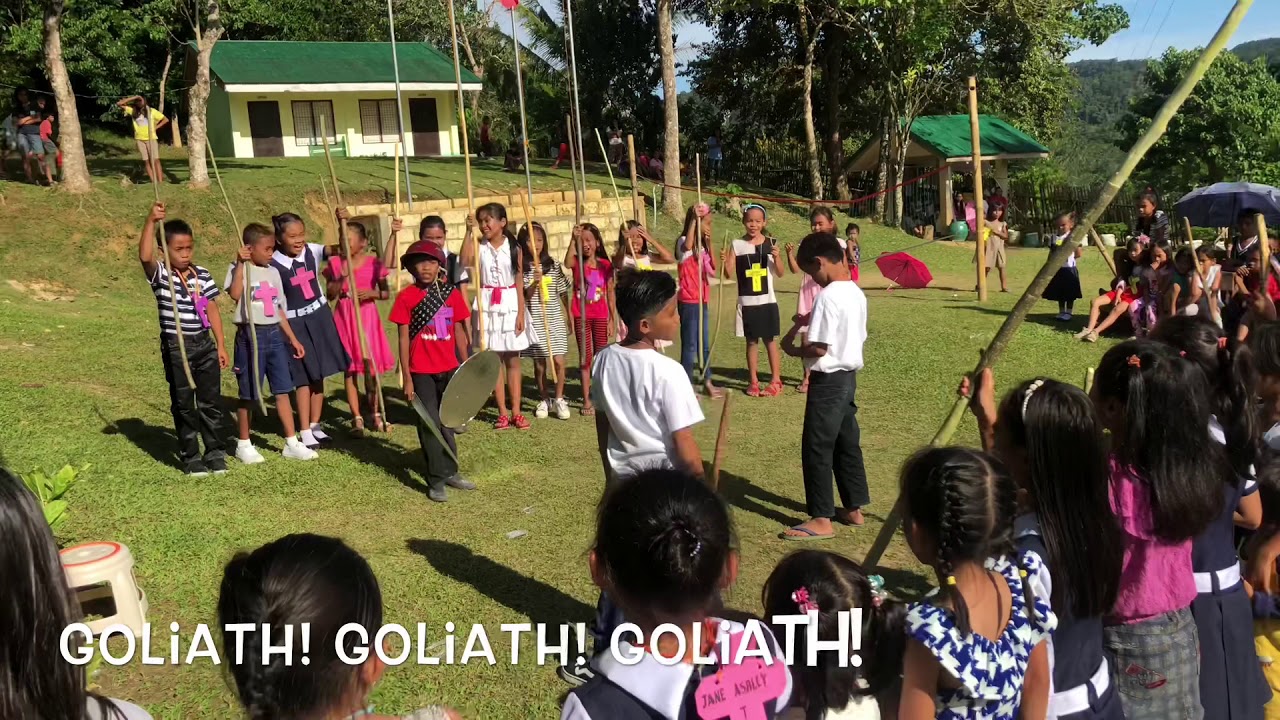 DAVID AND GOLIATH PLAY - CHILDREN OUTREACH 2018, BOHOL PHILIPPINES 🇵🇭 ...