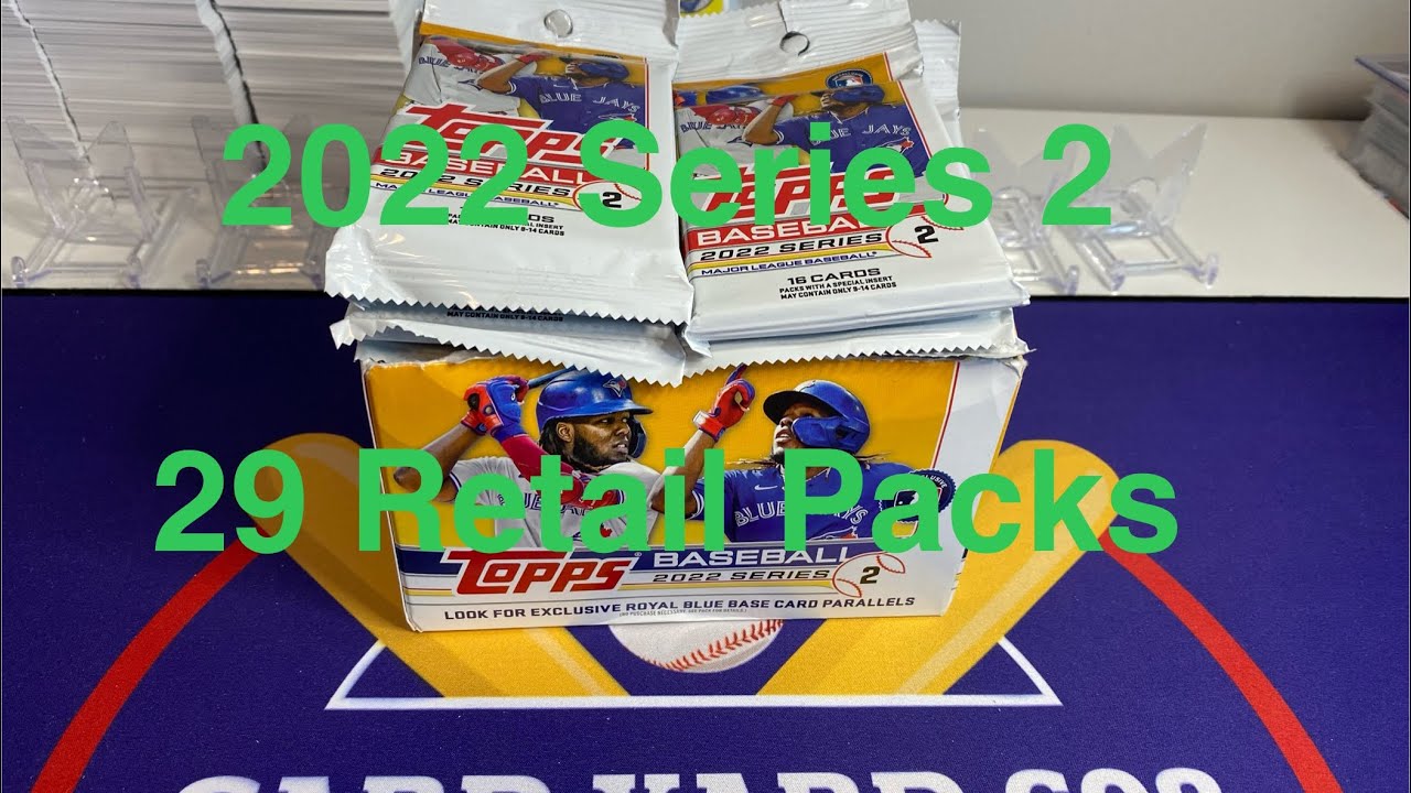 2022 Topps Series 2 - ripping 29 retail packs. Pretty decent. Auto! RC ...