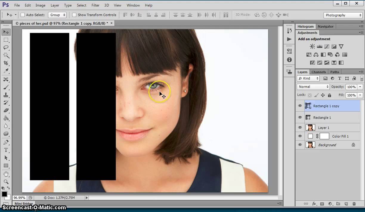 Advanced Clipping Mask Effects Using Shapes - YouTube