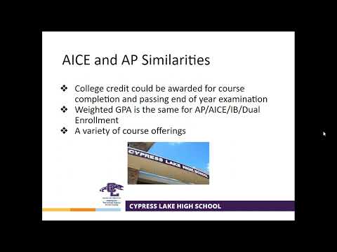 Cambridge AICE Diploma Information at Cypress Lake High School - YouTube