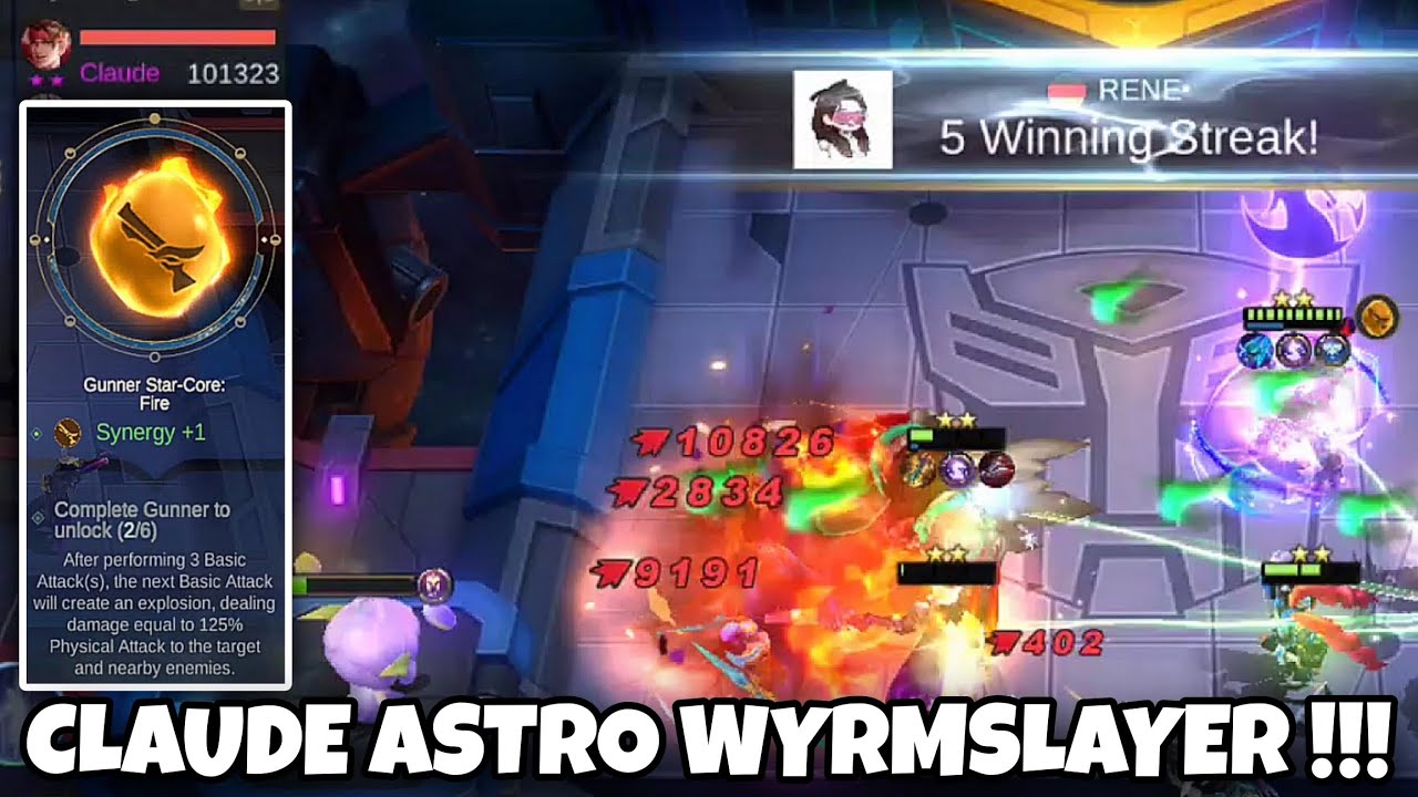 MC-290 | CLAUDE ASTRO WYRMSLAYER STARCORE FIRE | MAGIC CHESS | MOBILE ...