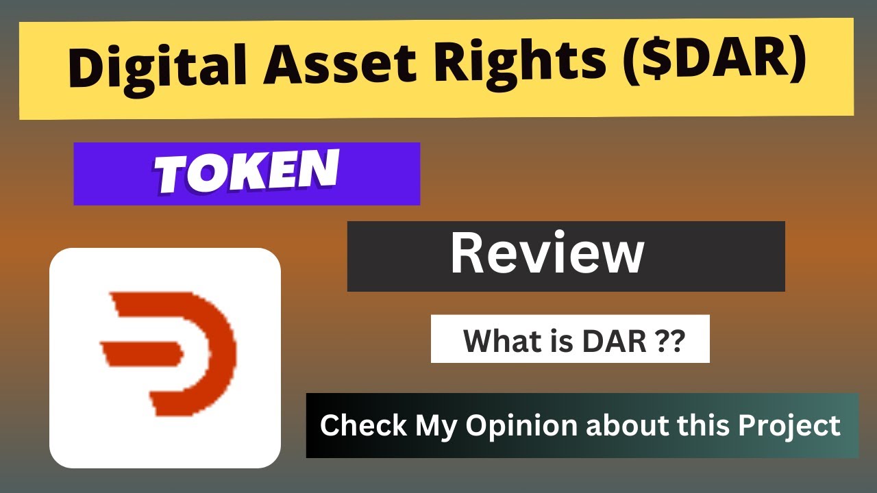 What is Digital Asset Rights (DAR) Coin | Review About DAR Token - YouTube