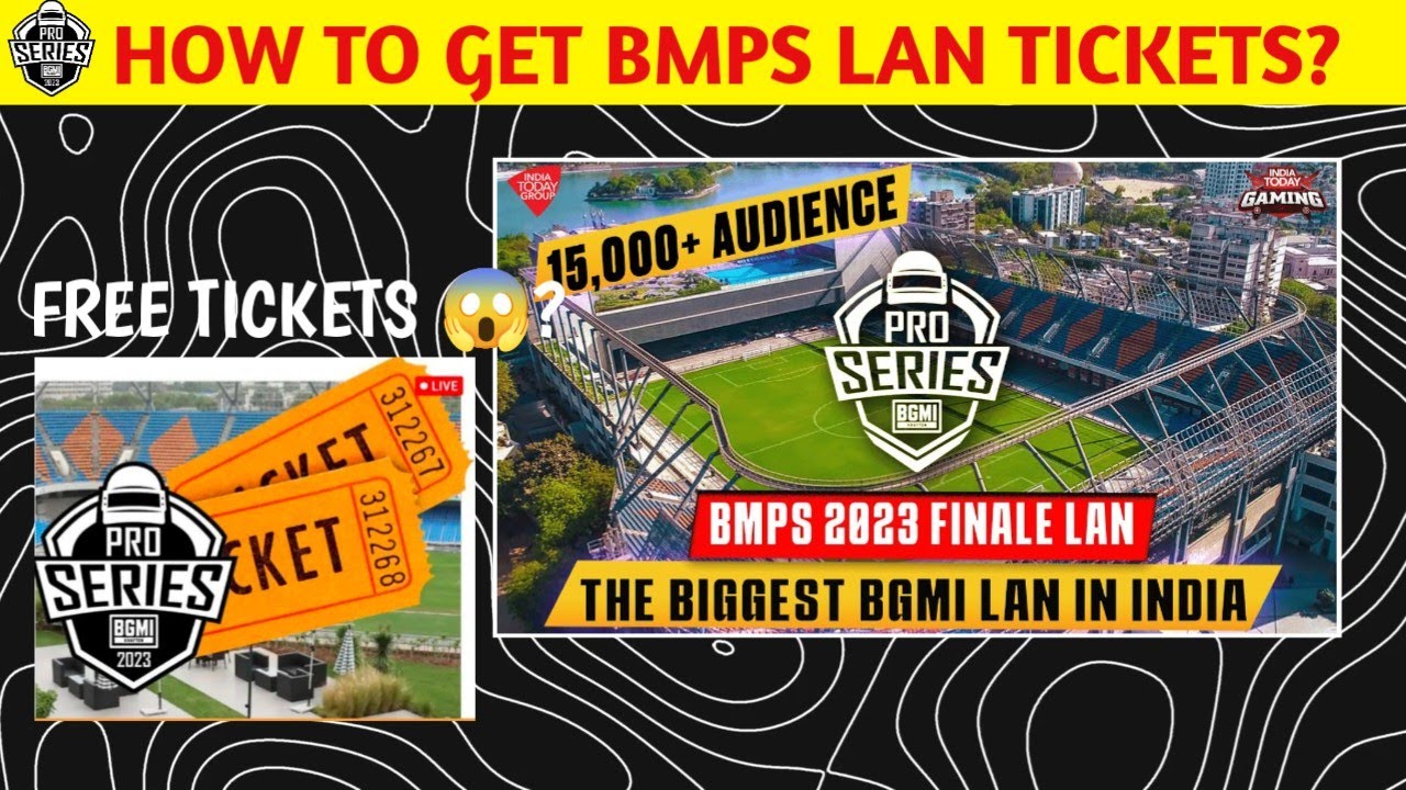 HOW TO BOOK BPMS LAN EVENT TICKET | BGMI PRO SERIES LAN VENUE DETAILS # ...