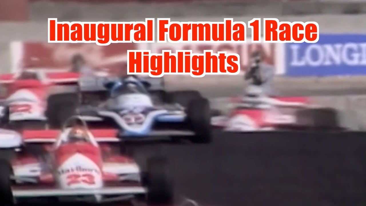 Inaugural Formula 1 Race Highlights: 1981 Caesars Palace Grand Prix ...