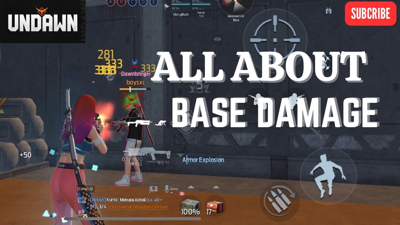 BUILD BASE DAMAGE CRAZY DAMAGE BIZON | UNDAWN MOBILE (ANDROID/IOS/PC ...