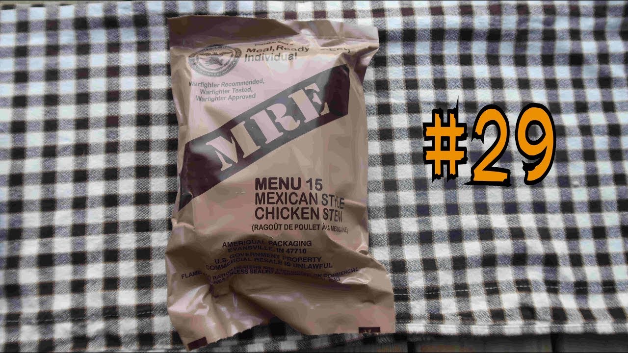PineGrove Cookin Thursdays EP #29 (MRE Menu 15 Mexican Style Chicken ...