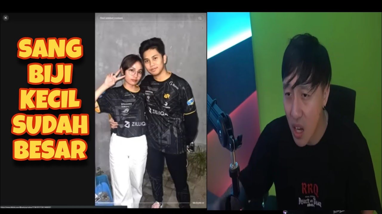 REAKSI LORD BKENT NGELIAT PACAR BIJI KECIL| RRQ FERXIC - YouTube