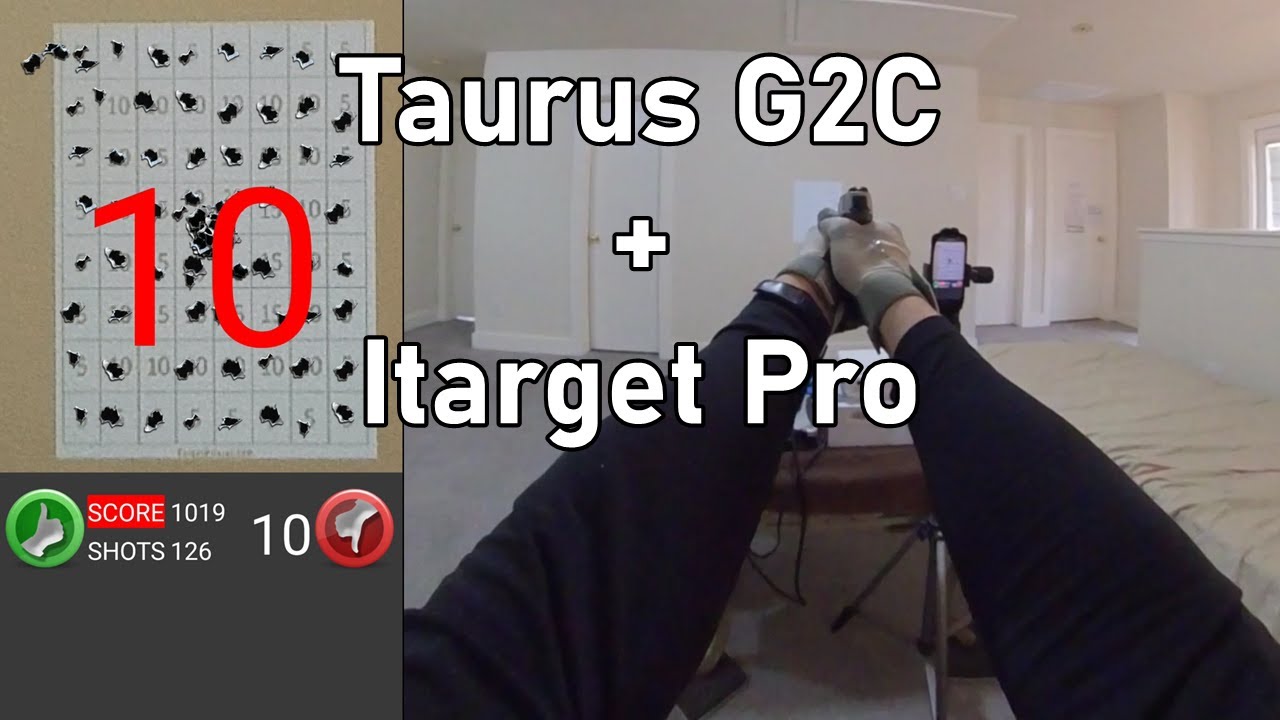 Taurus G2C + Itarget Pro Laser Dryfire 💥🔫🎯👈@JamesBondJB007 ...