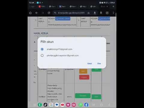 Cara mengisi e-kinerja cepat mudah melalui handphone ! #ekinerja #skp #datadukungskp - YouTube