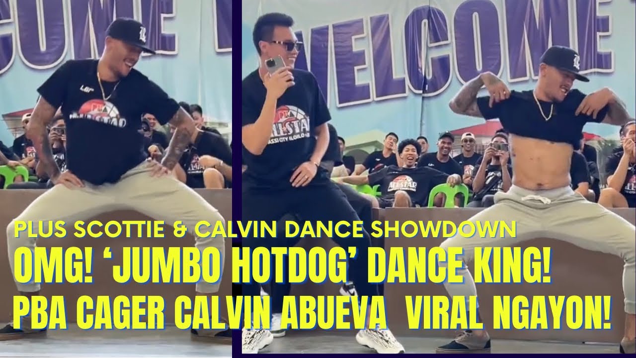 OMG! Viral ‘Jumbo Hotdog’ Dance Showdown of PBA cagers Calvin Abueva ...