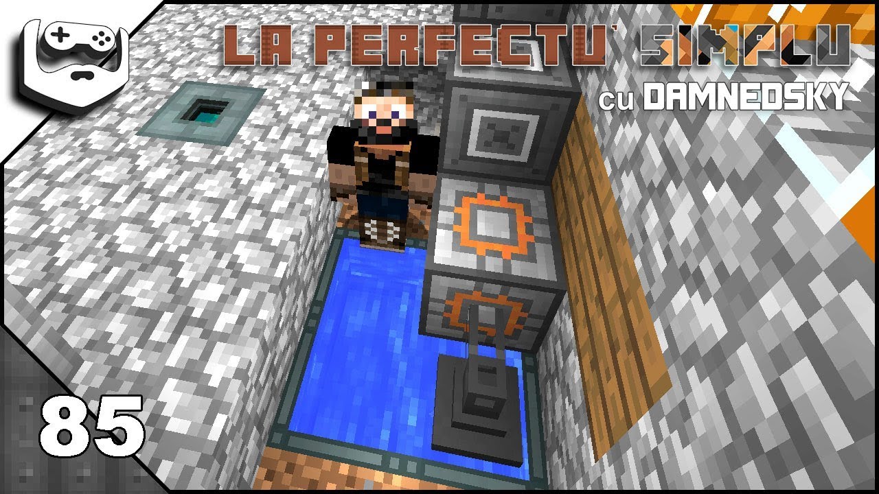 Minecraft La Perfectu' Simplu s6e85 | știm să craftăm cu apă - YouTube