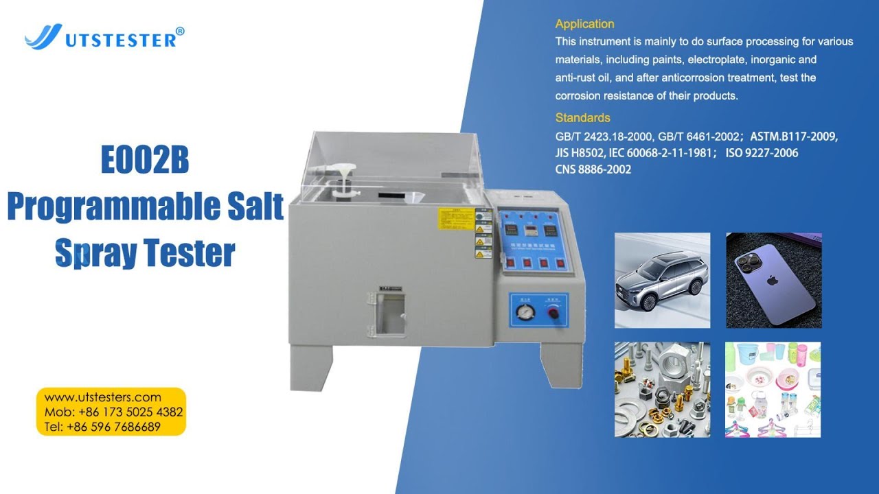 E002B Programmable Salt Spray Tester - YouTube