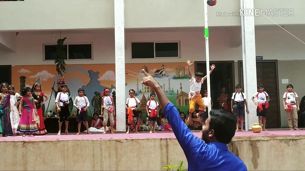 Dahi handi Dance 2018 |School Dance - YouTube