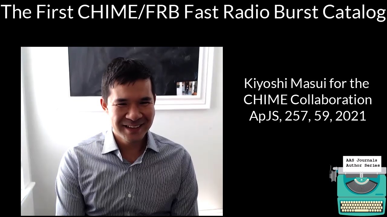 AAS Journal Author Series: Kiyoshi Masui on 2021ApJS..257...59A - YouTube