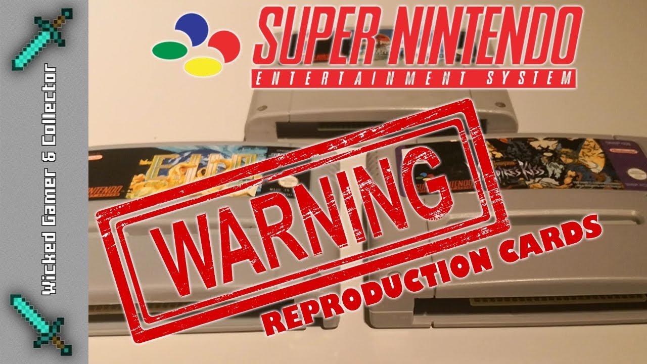 WARNING / Fake Super Nintendo / SNES Retro Game Comparison Video ...