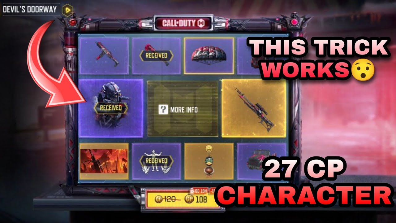 *90 CP EMOTE & CHARACTER* THIS TRICK WORKS 😍😍 | ZRG LEGENDARY DRAW ...