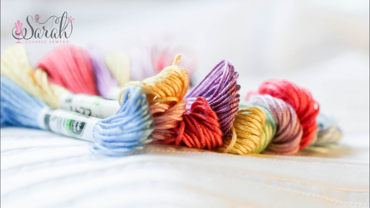 everything you need to know: silk embroidery floss - YouTube