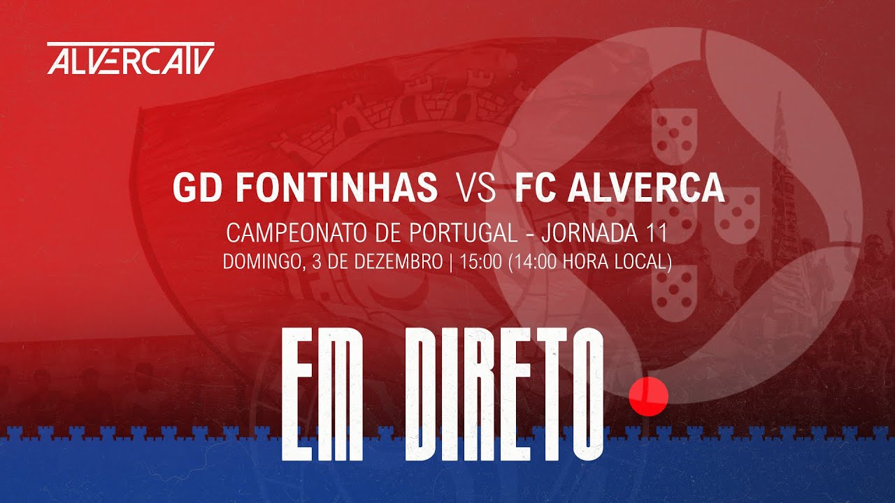 GD Fontinhas x FC Alverca | DIRETO - YouTube