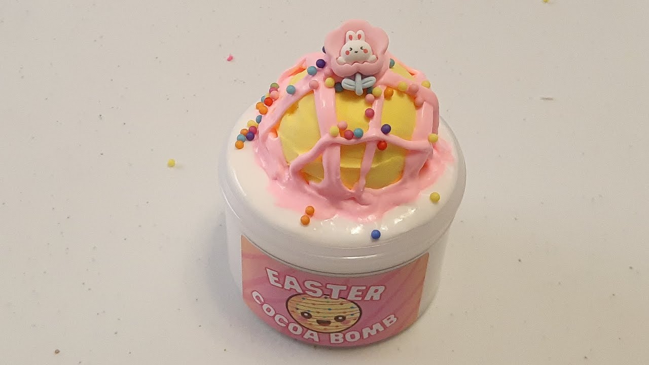 Reviewing Easter Cocoa Bomb from Boba Bao Slimes | #slime - YouTube