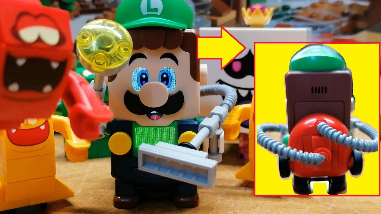 Luigi new Power UP double Power UP (MOC) tutorial - YouTube
