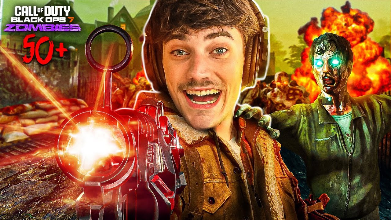 FIZ A MISSÃO SECRETA DO ZOMBIES! ROUND 50 | COD BO7: Zombies - YouTube