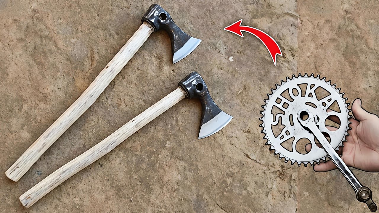 Forging & Restoring an Old Axe | Satisfying Tool Making Process ...
