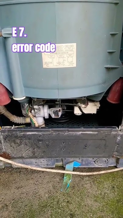 E7 error code - YouTube