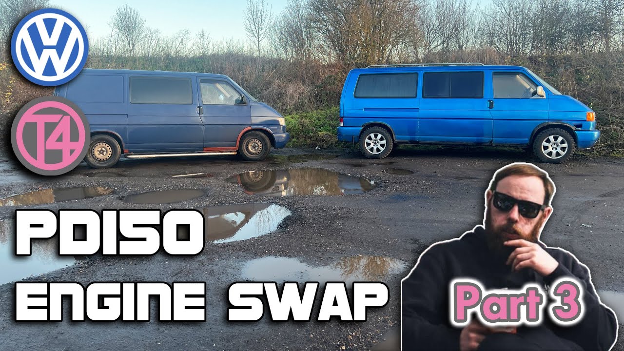VW T4 - PD150 *ENGINE SWAP* (Part 3) - YouTube