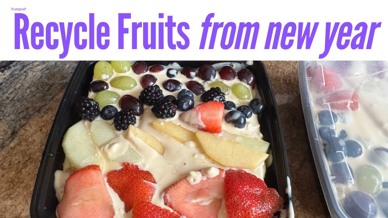 Recycle fruits from New Year’s - YouTube