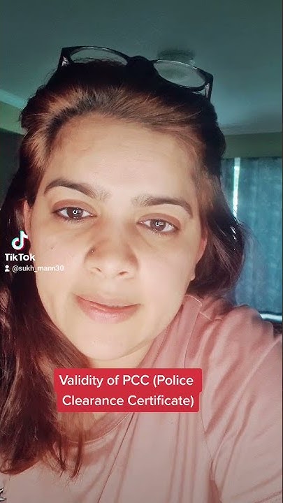 Police Clearance Certificate validity - YouTube