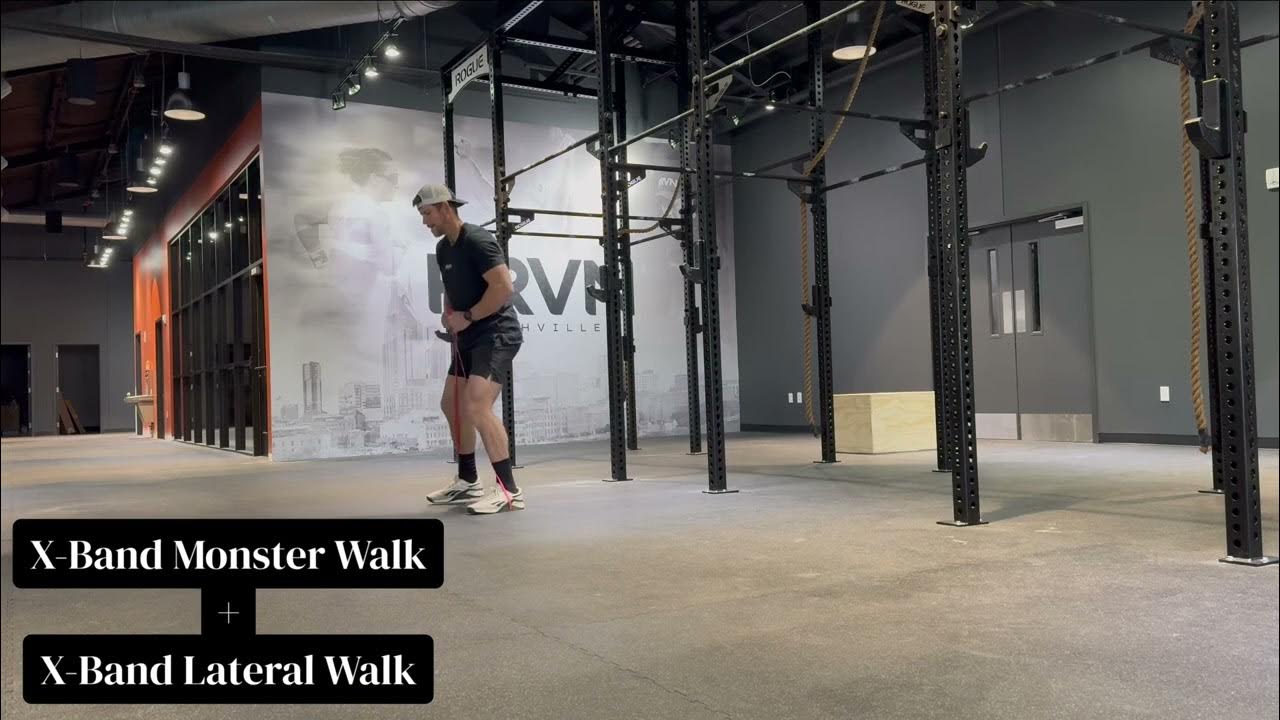 X-Band Monster Walk + Lateral Walk - YouTube