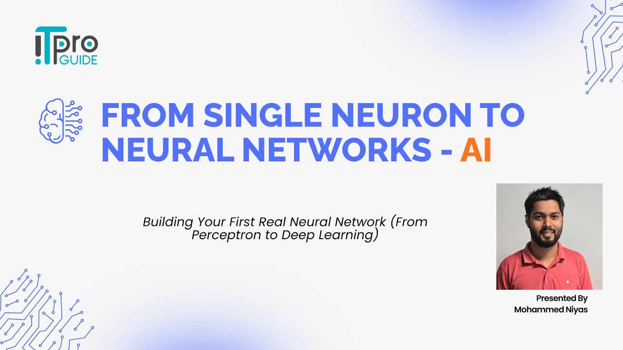 02 From Single Neuron to Neural Network: XOR Explained Step-by-Step (AI ...