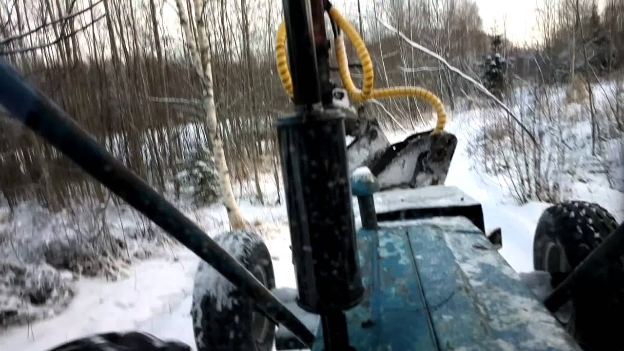 Ford County 754. Timber tractor. Savotta-County. 2015.01.05 - YouTube