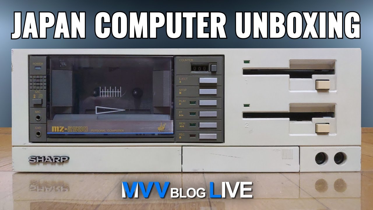 Questo computer non lo avete mai visto - Sharp MZ-2500 + LINN KIVOR @ArcheologiaInformatica ...