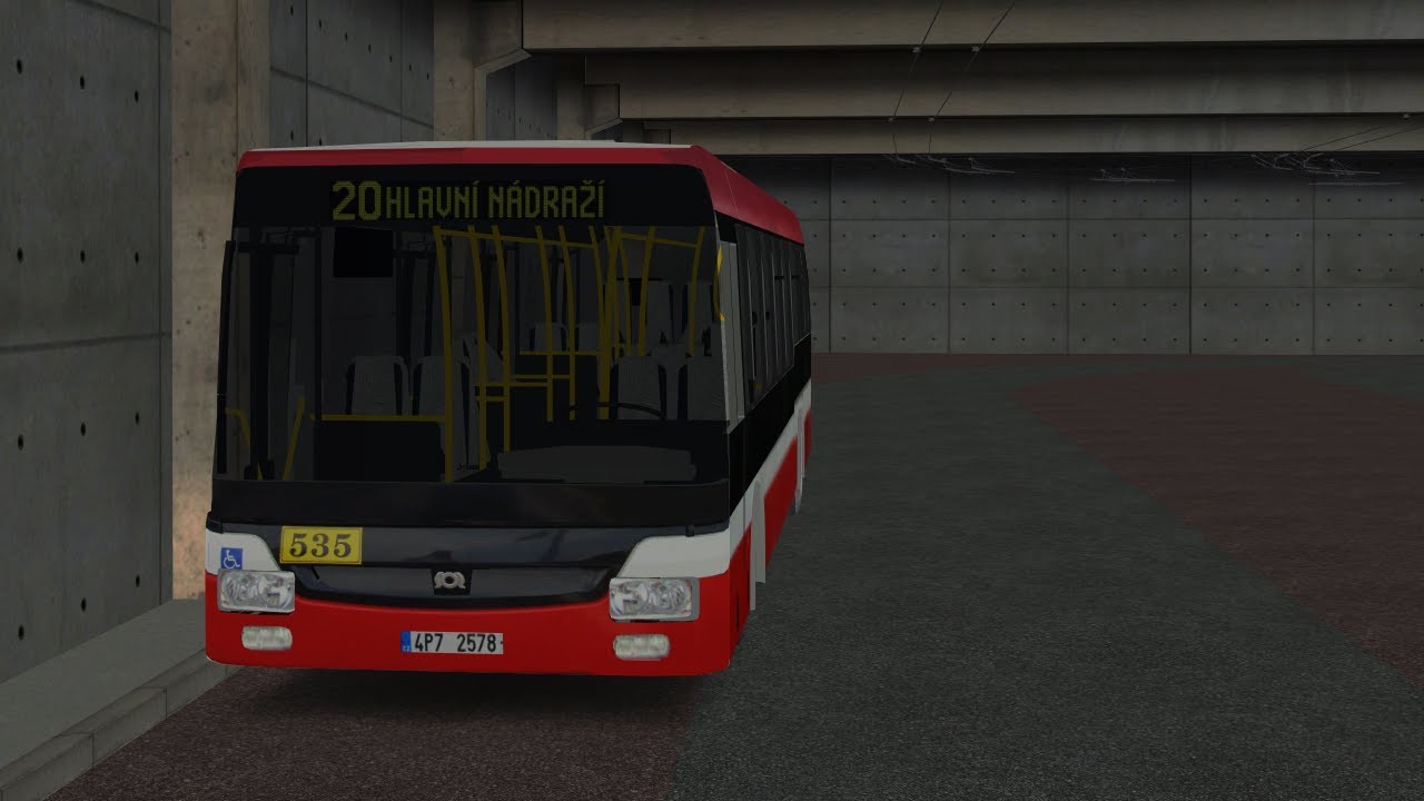 Simt Simulator | Linka 20 - Hlavní nádraží | SOR NB 12 - YouTube