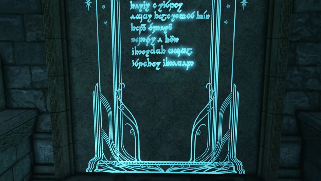 Middle-Earth Shadow of War: Gorgoroth Ithildin Door Poem Solution - YouTube