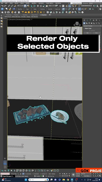 Render Only Selected Object in 3ds Max ! #3dsmax #vray #coronarender - YouTube