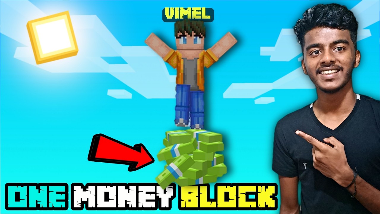 Minecraft, But It's Only One MONEY BLOCK in Tamil | Minecraft Mods ...