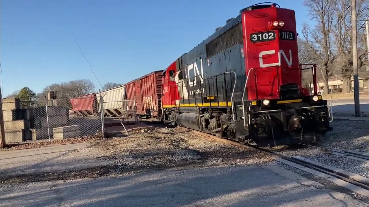 IC GP40R on the CN Woodstock local (Part two) - YouTube