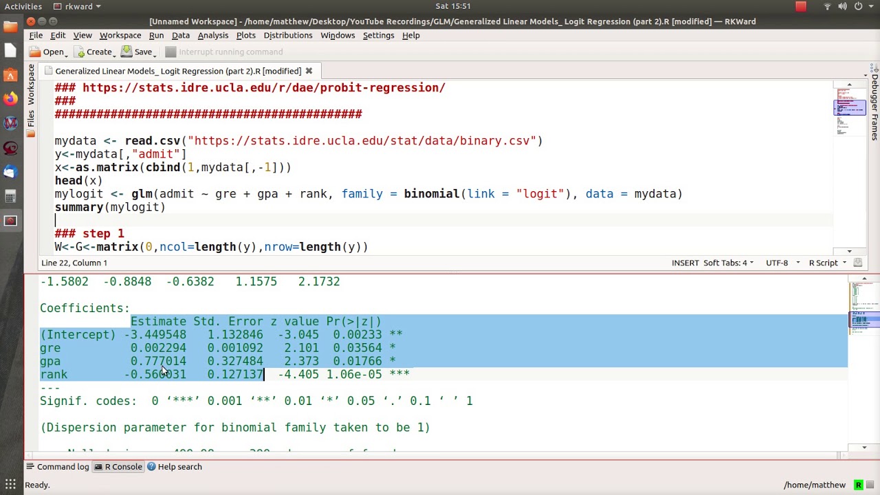 Generalized Linear Models Logistic Logit Regression Part 2 Youtube