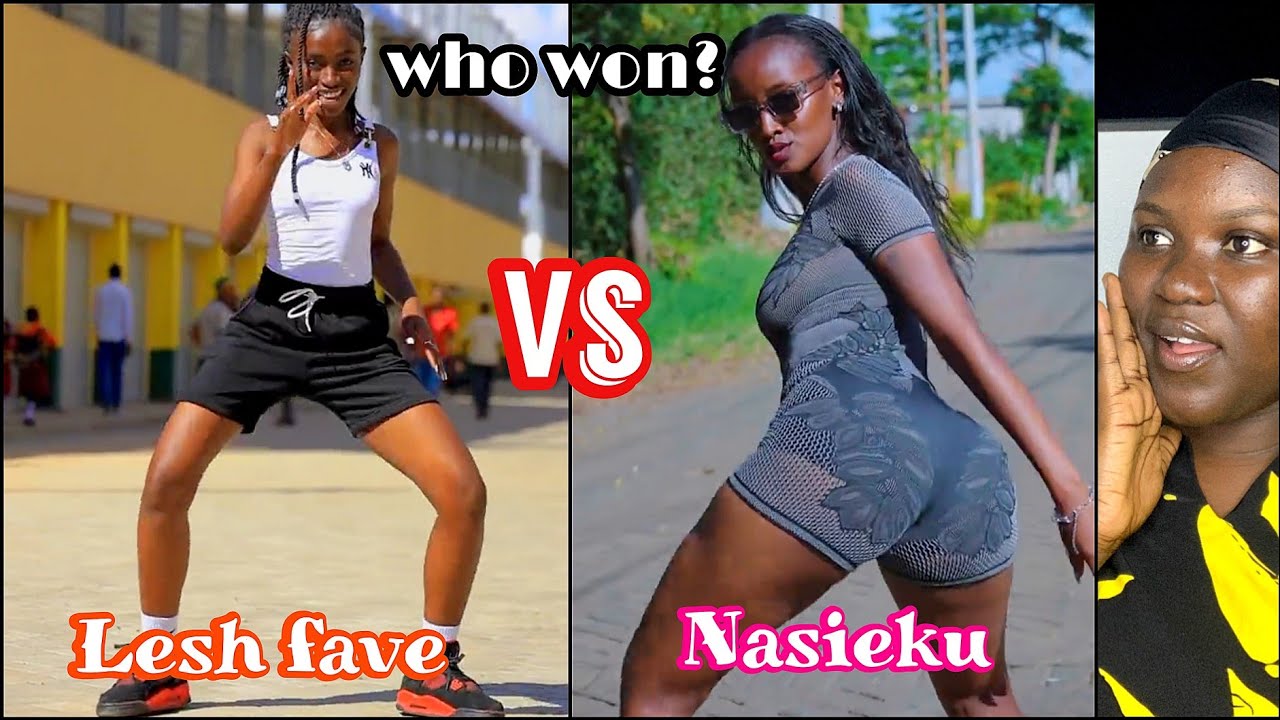 New trending dance challenge 🔥 Nasieku Vs Lesh fave | who won?! - YouTube