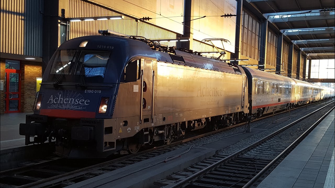 EC in München Hbf: EC86 München Hbf - YouTube