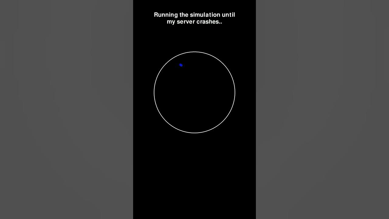 Ball bouncing simulation #adhd #music #code #space #python #physics # ...