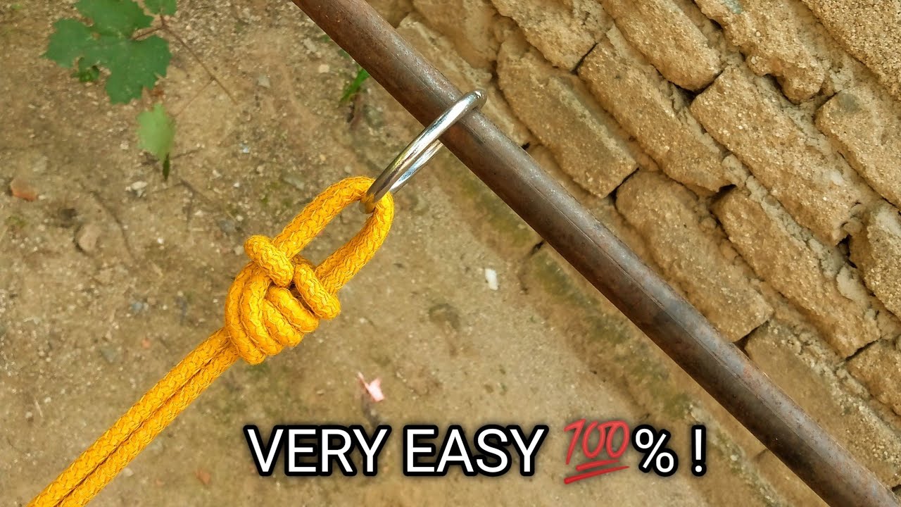 Unraveling the secret of the hidden Knot : very unusual knot #how - YouTube